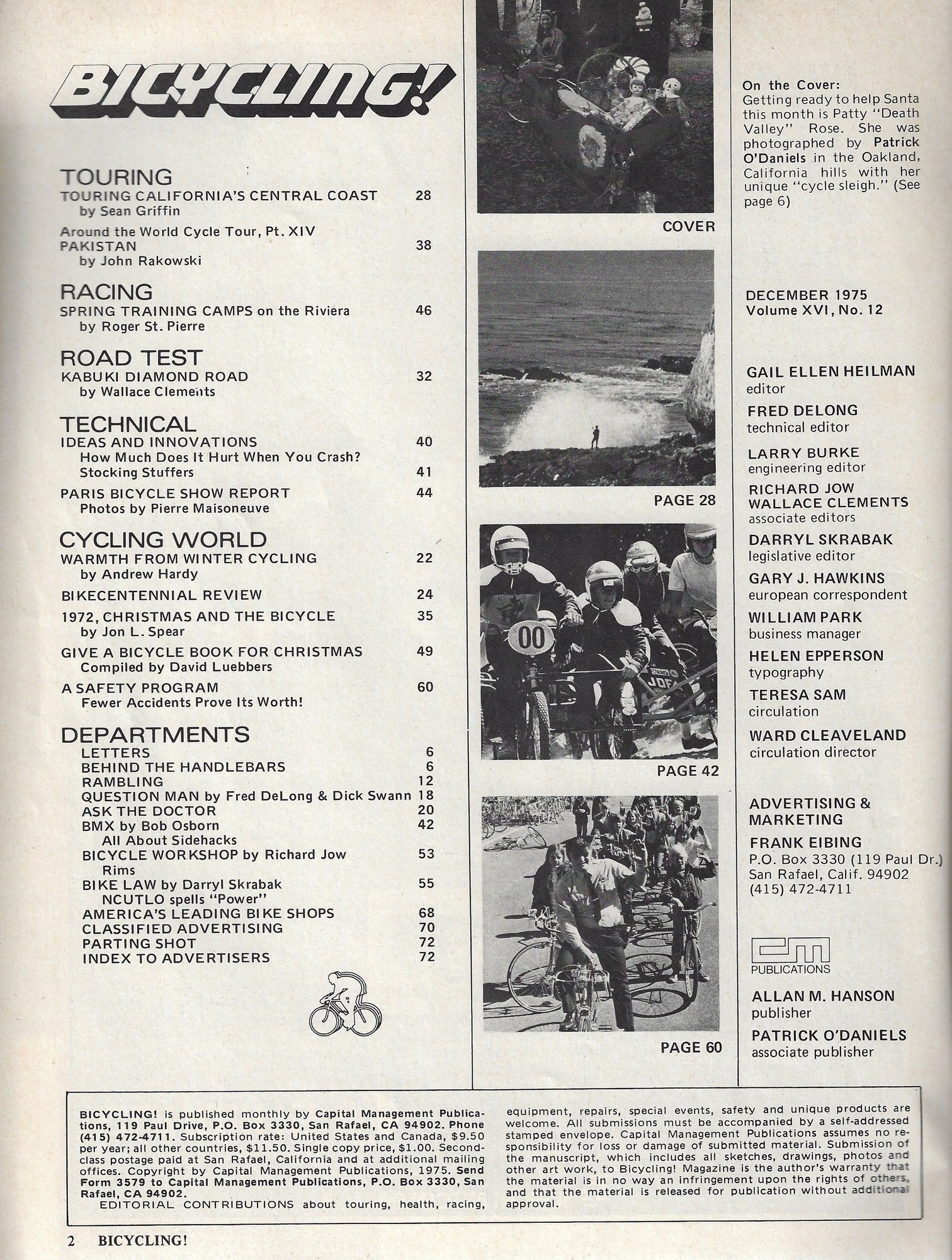 50 Years and 1 Month Ago: December 1975 in Bicycling! magazine - Bike ...