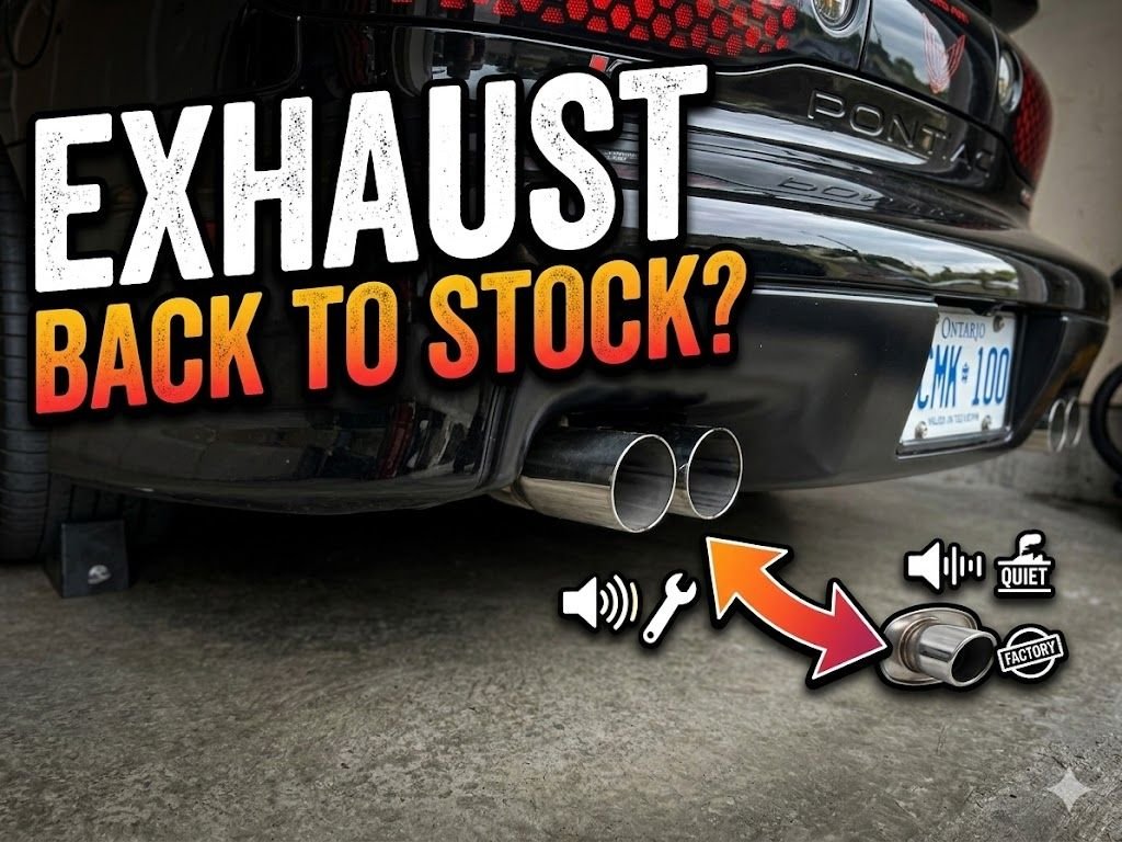02 WS6 Exhaust Back to Stock?! - LS1TECH - Camaro and Firebird Forum ...