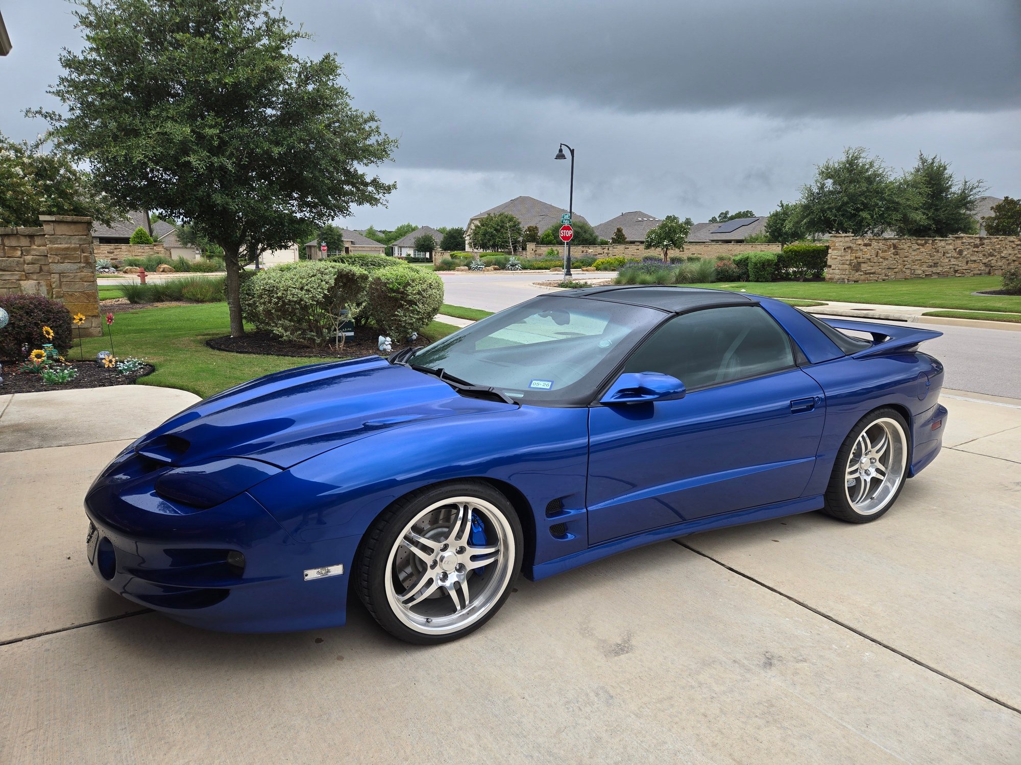 Pontiac Trans Am WS6, 402ci, T56, Viper blue paint, CCW wheels ...