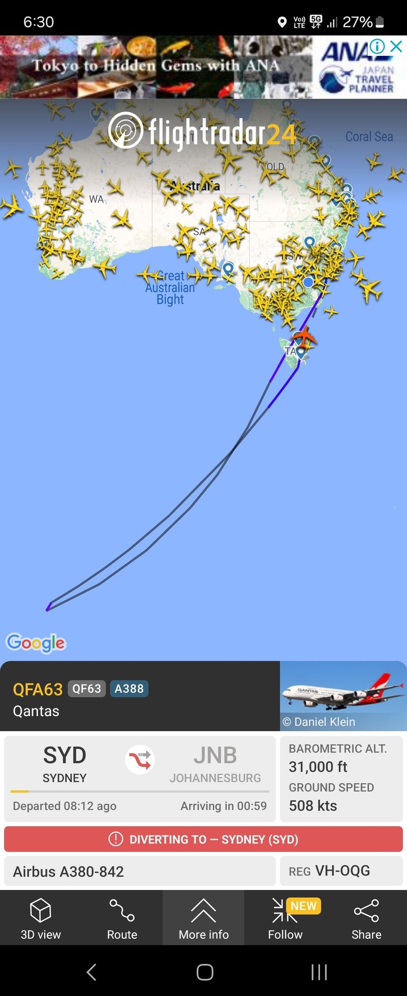 Qf63 returning to sydney 25 December - PPRuNe Forums