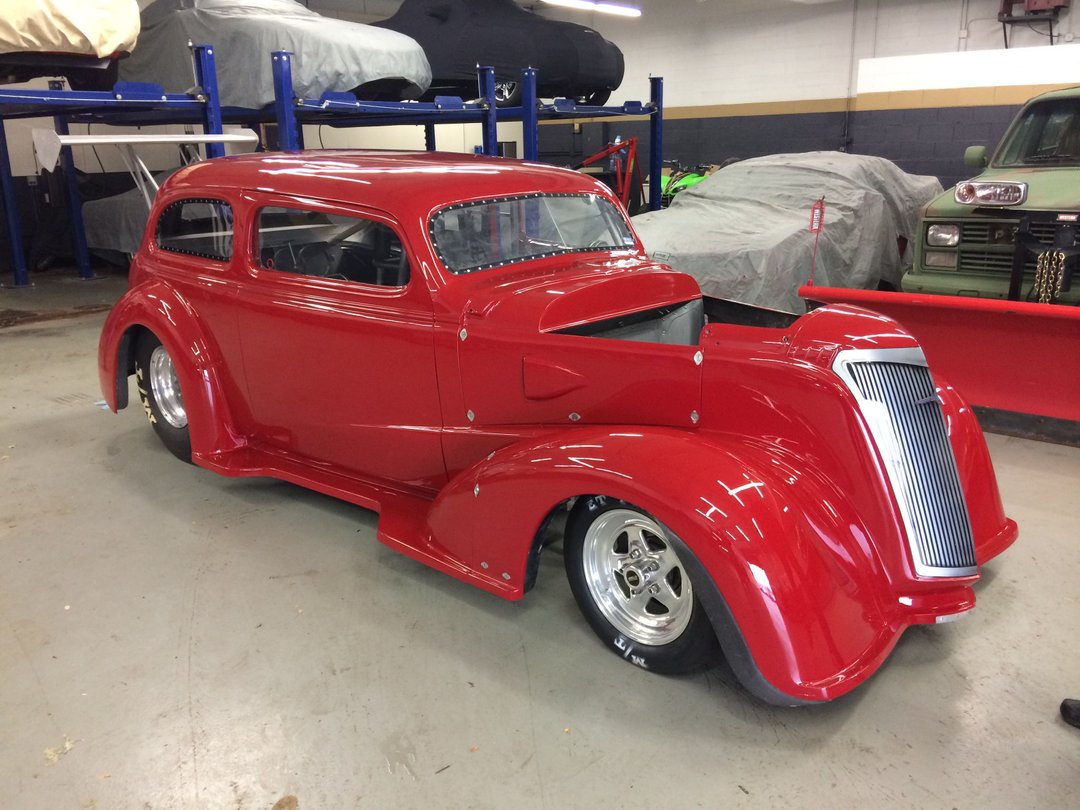 Full chrome-moly, tube chassis, 1937 Chevy, Drag car Chassis for Sale ...