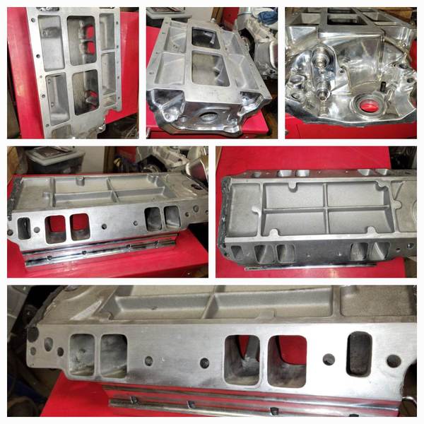 THE BLOWER SHOP 871 BIG BLOCK CHEVY LOWER INTAKE POLISHED!!! for Sale ...