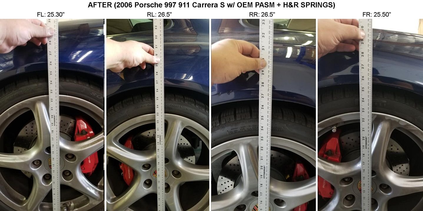 997S H&R Lowering Springs Review - Rennlist - Porsche Discussion Forums
