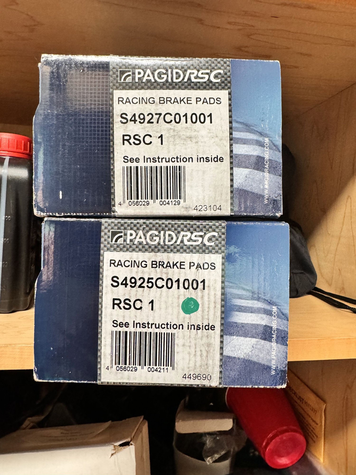 Pagid RSC-1 brake pads for PCCB for 992 GT3 - Rennlist - Porsche ...