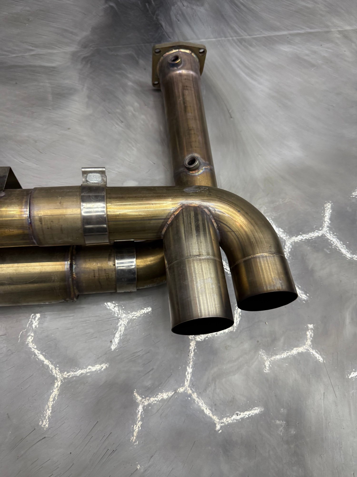 Porsche 997 911 Turbo Back Speedtech exhaust level 6 X-Pipe 3” w/ tips catless - Rennlist ...