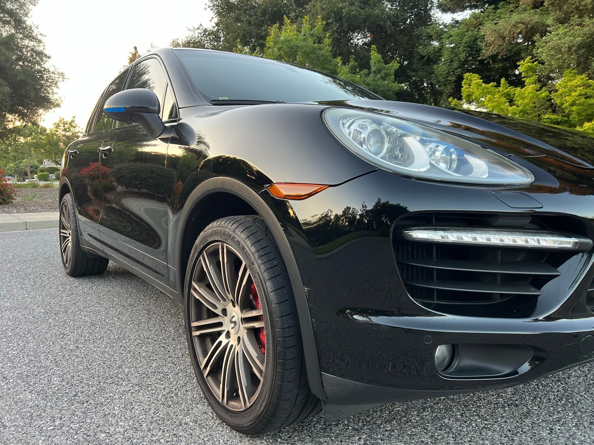 2011 Porsche 958 Cayenne Turbo, with PTV+ and PDCC. Black on Black, CA ...