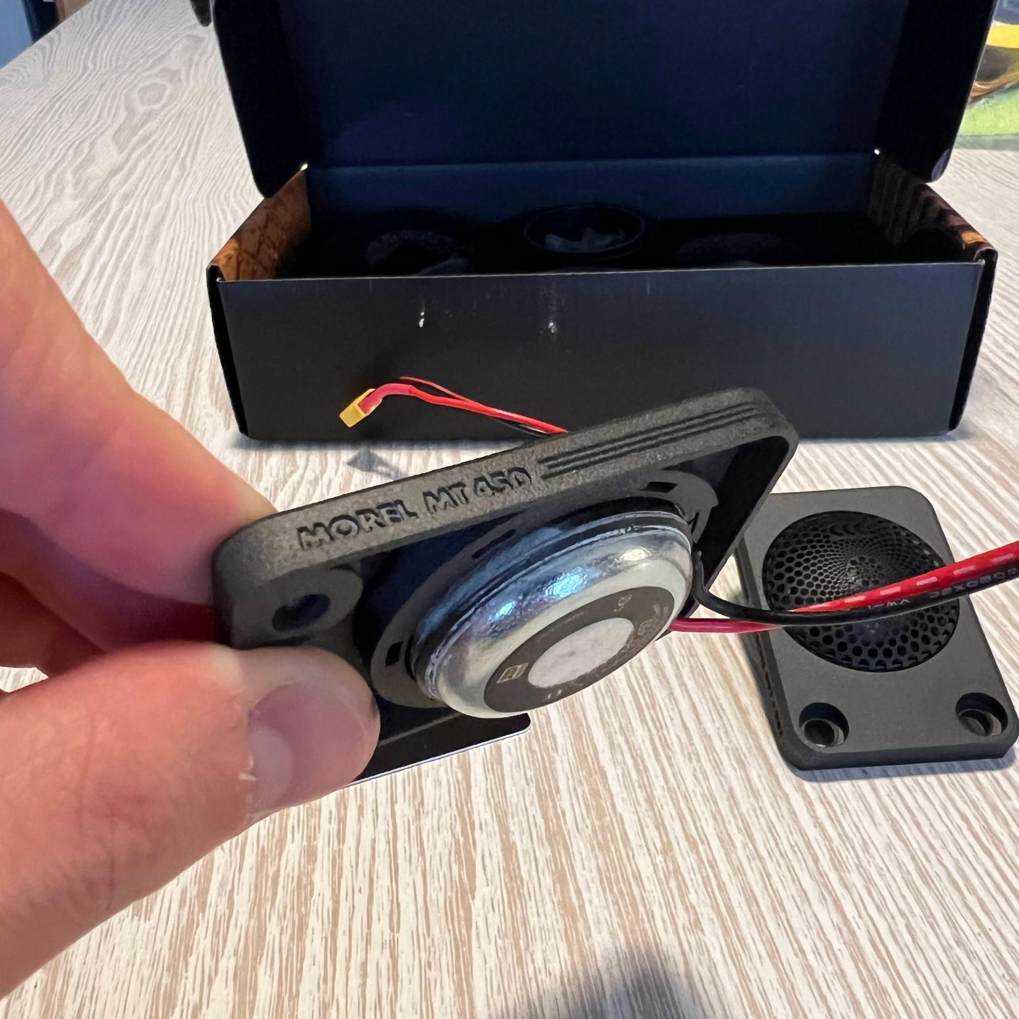 Morel MT-450 - Tweeters With Mounts - Rennlist - Porsche Discussion Forums