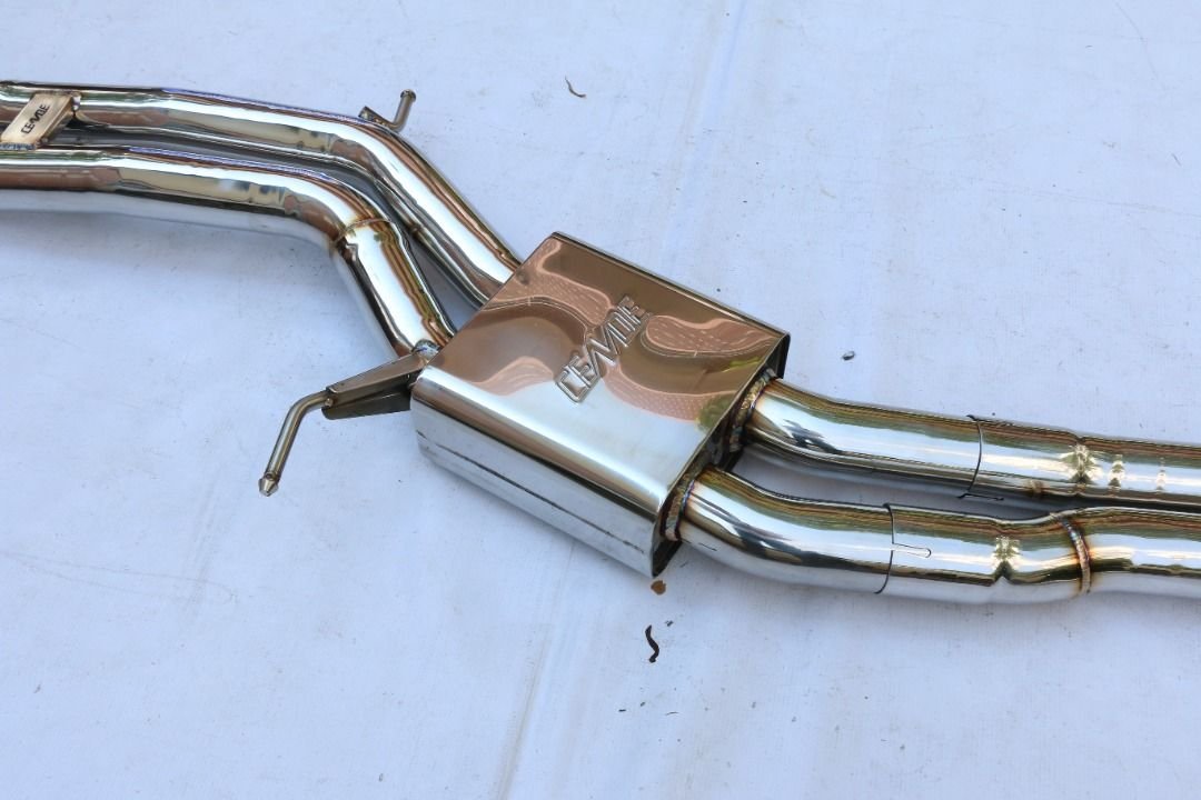 Full Cende Exhaust with catless downpipes, resonated mid pipes and ...