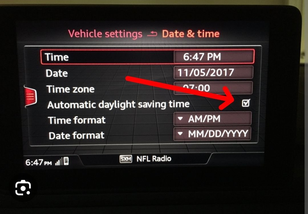Automatic Daylight savings time Problem - AudiWorld Forums