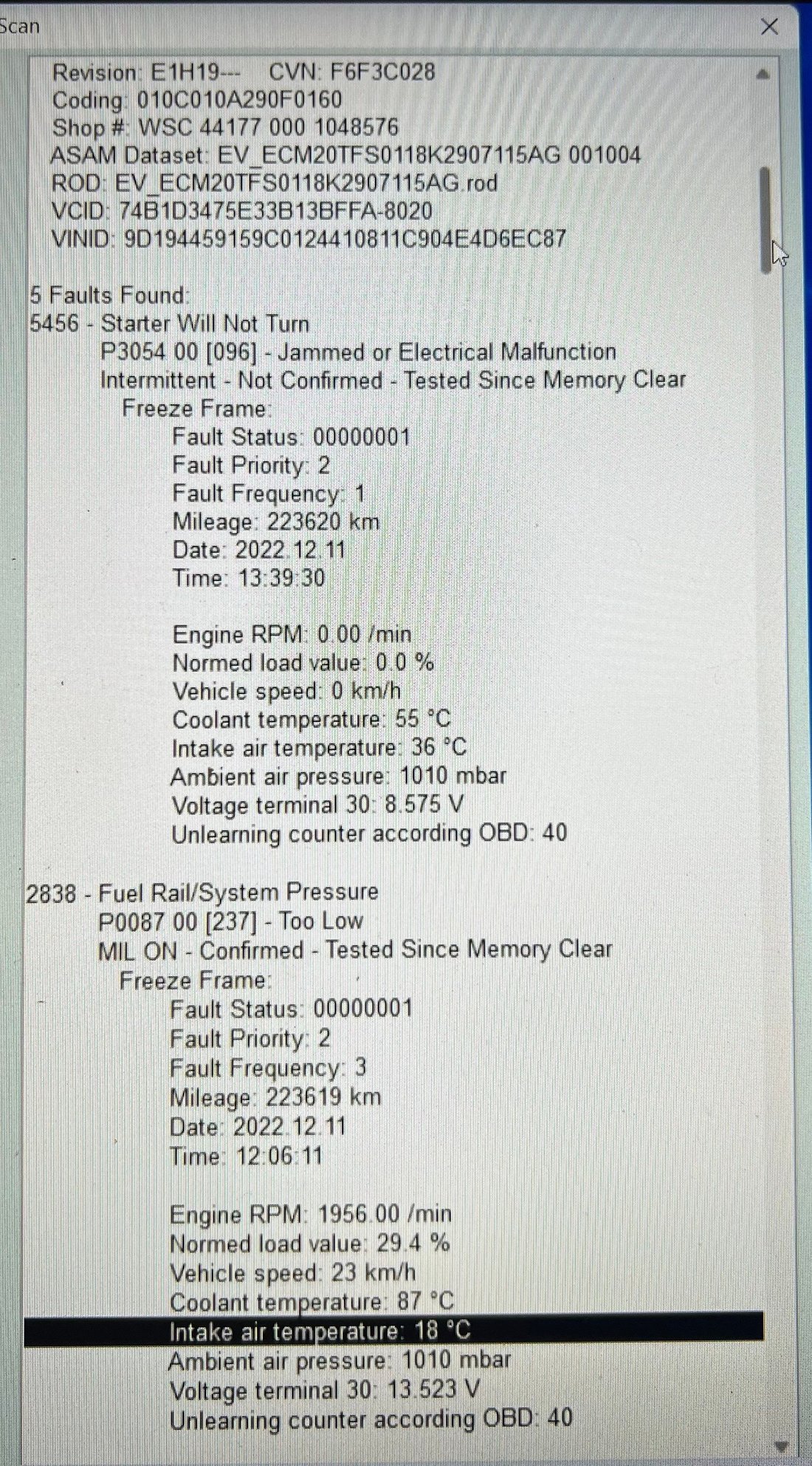 2011 Avant B8 codes with misfire - AudiWorld Forums