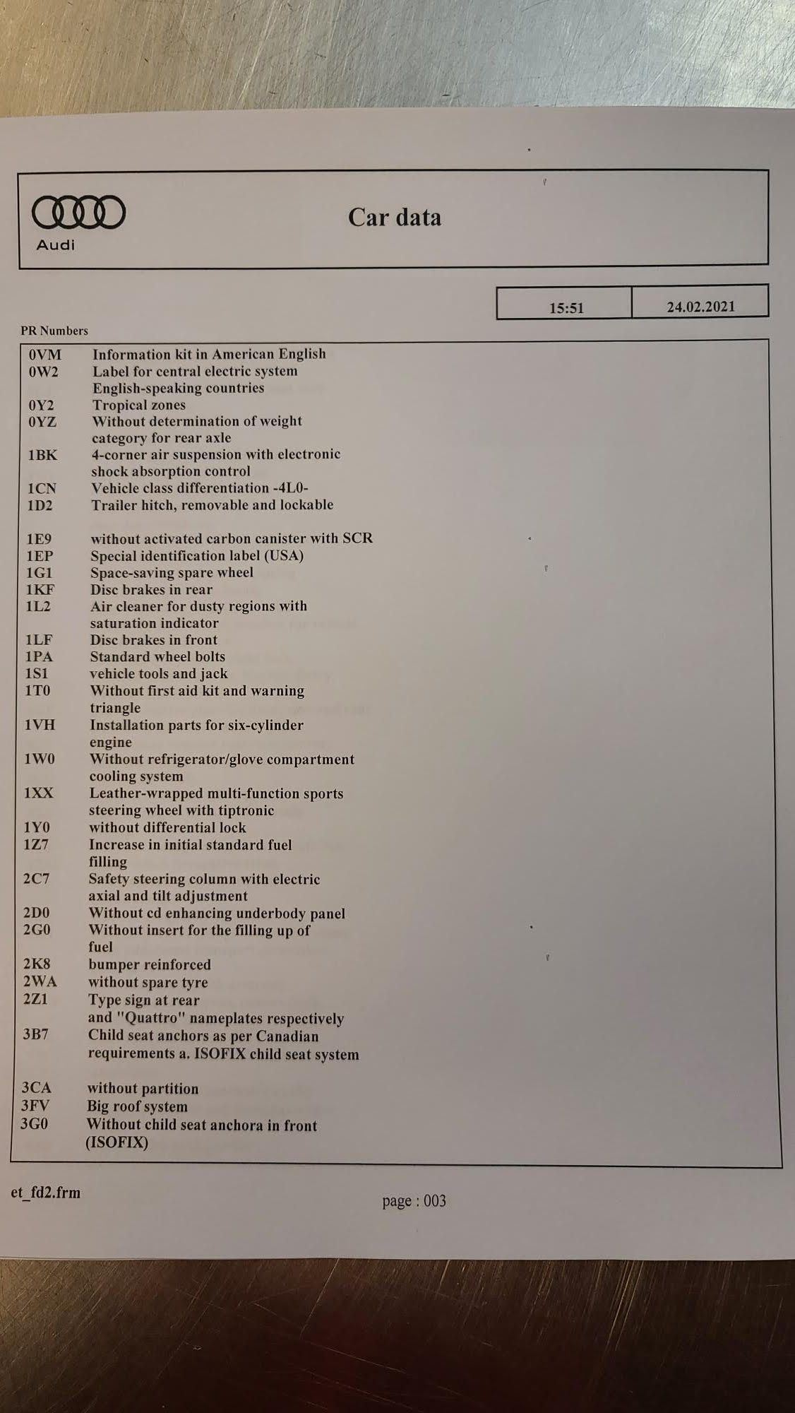 2015 Audi Q7 Tdi P0C2E - AudiWorld Forums