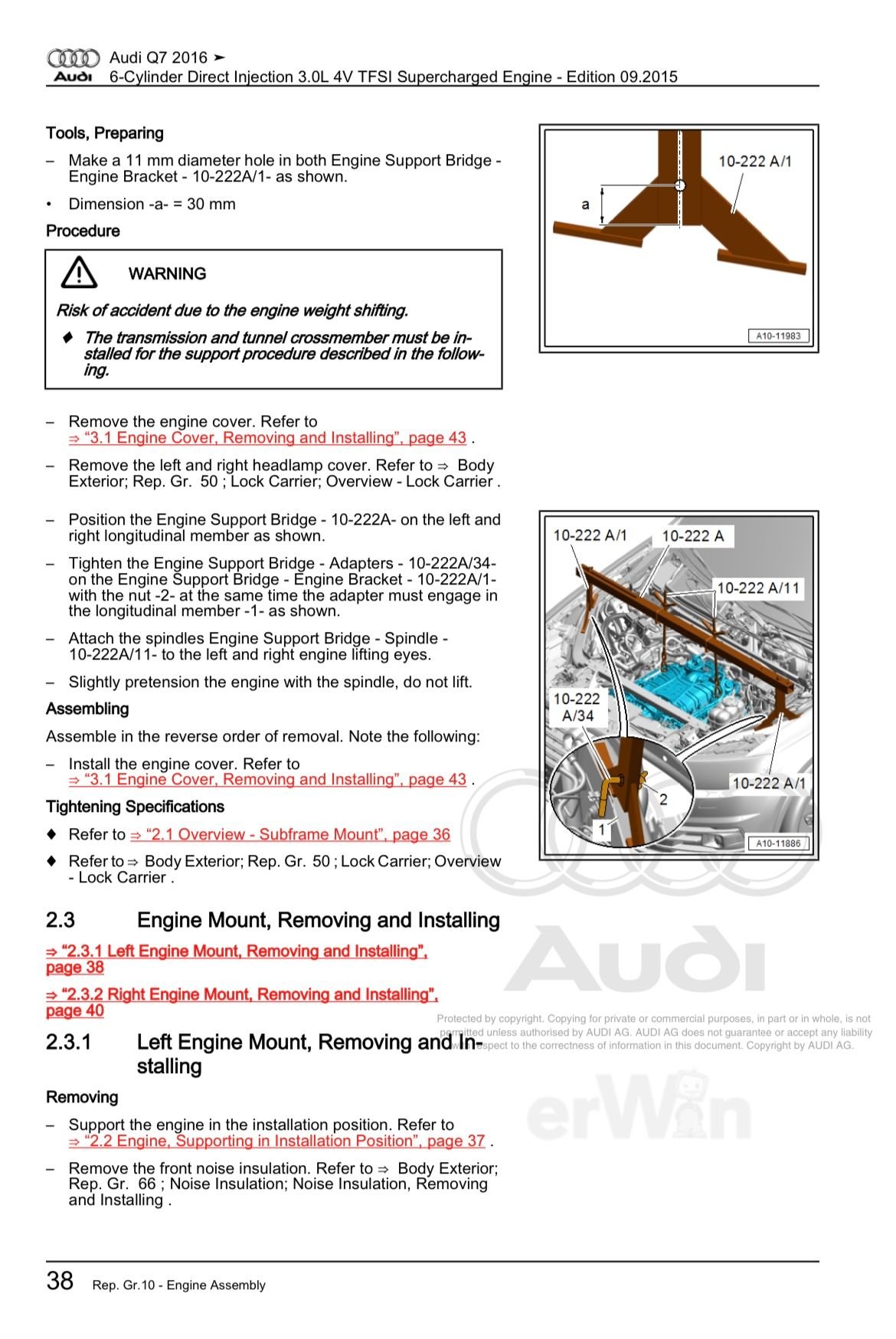 Motor mount replacement instructions - AudiWorld Forums