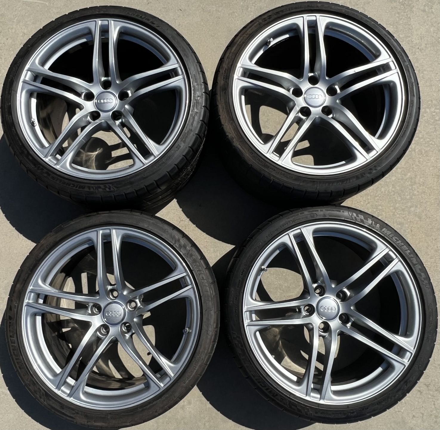 OEM 2012 Audi R8 GT Wheels & Michelin PSSs! Factory Forged ...