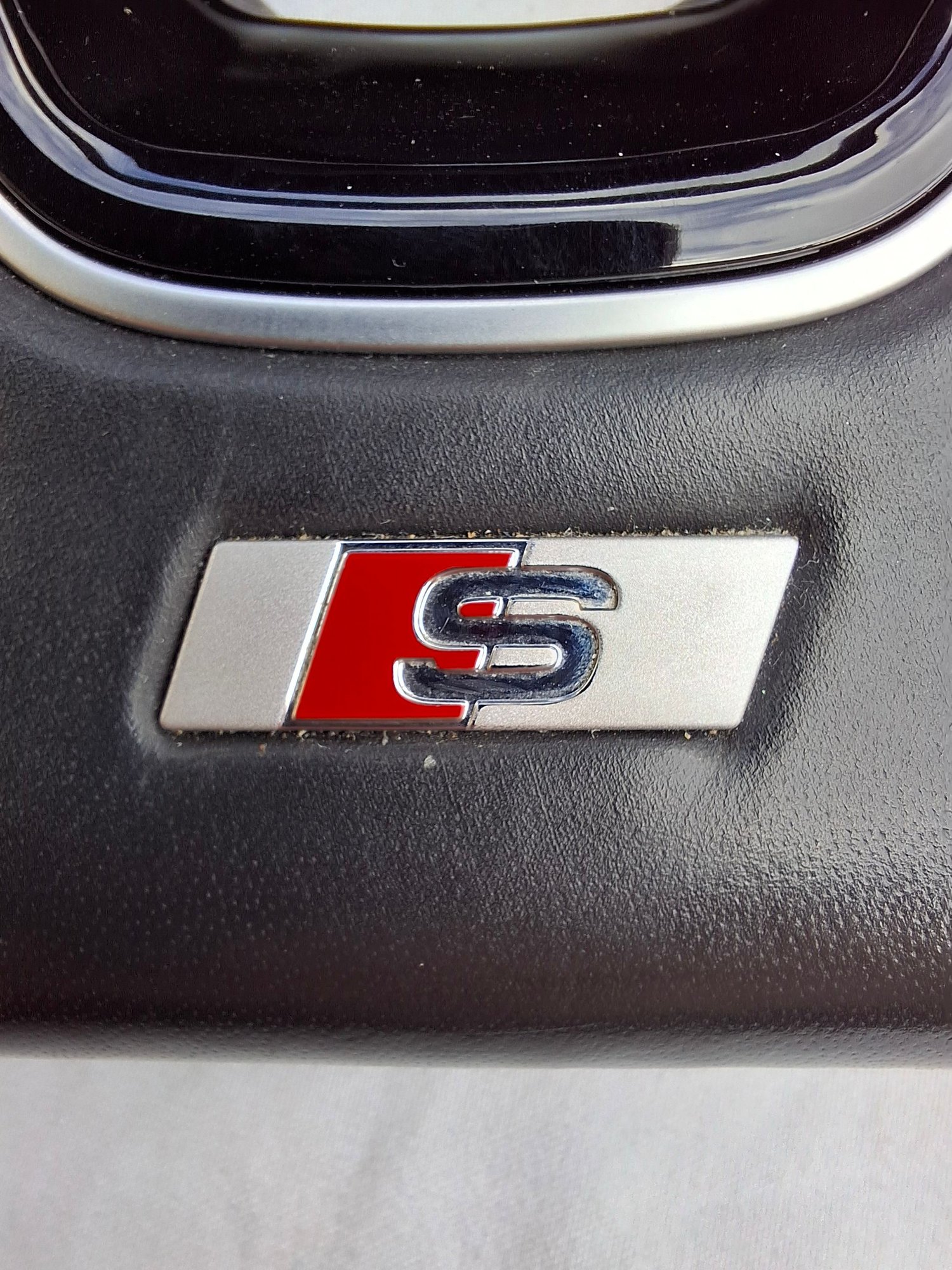 OEM Audi S3 Steering Wheel, Flat Bottom, Perforated Leather, Red Stitch, Paddles - AudiWorld Forums