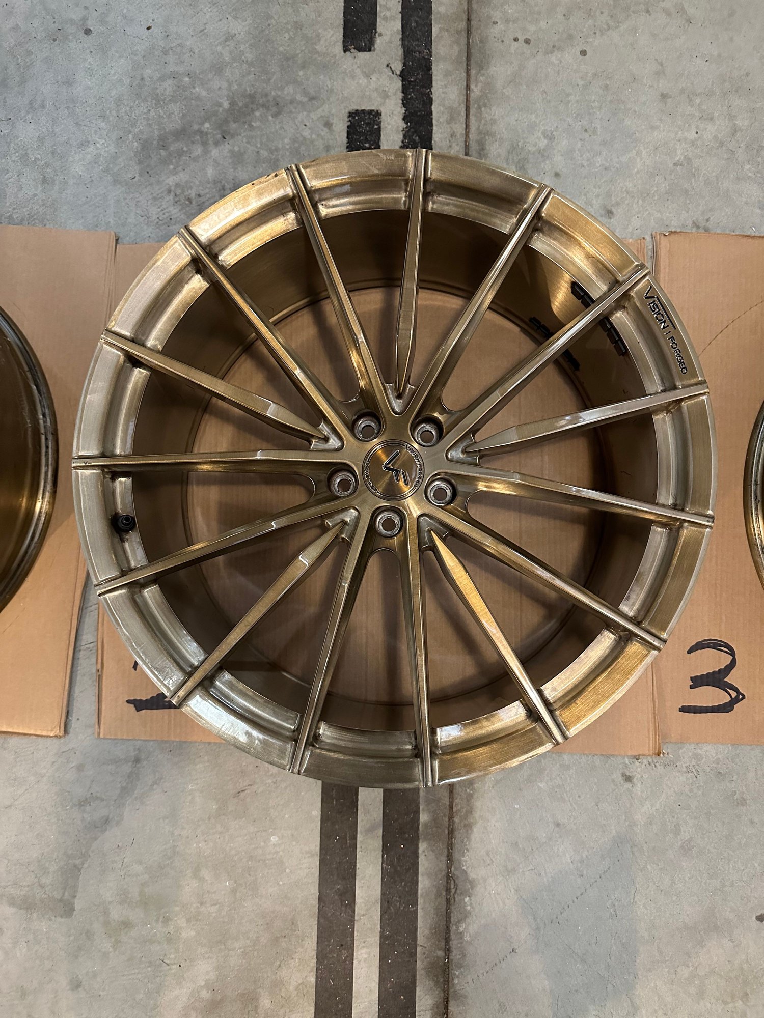Vision Forged Bespoke Brushed Bronze Wheels - AudiWorld Forums