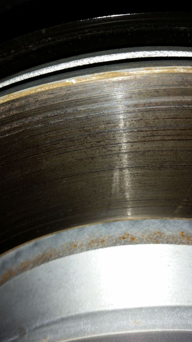 Rear Rotors Wear. Is this normal?