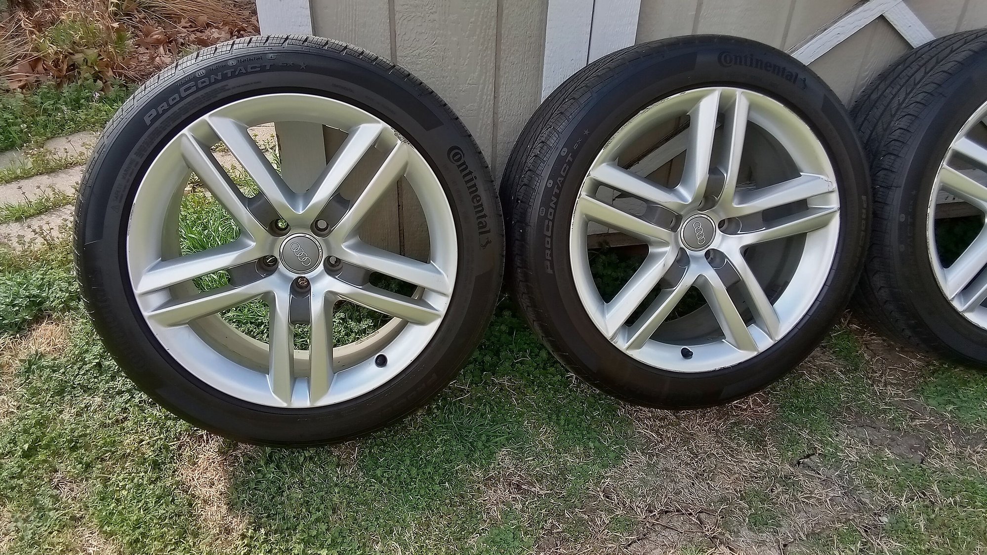 Audi 5 x 112 Wheels 19 x 8.5 ET45 w/New Continental Procontact GX 245 ...
