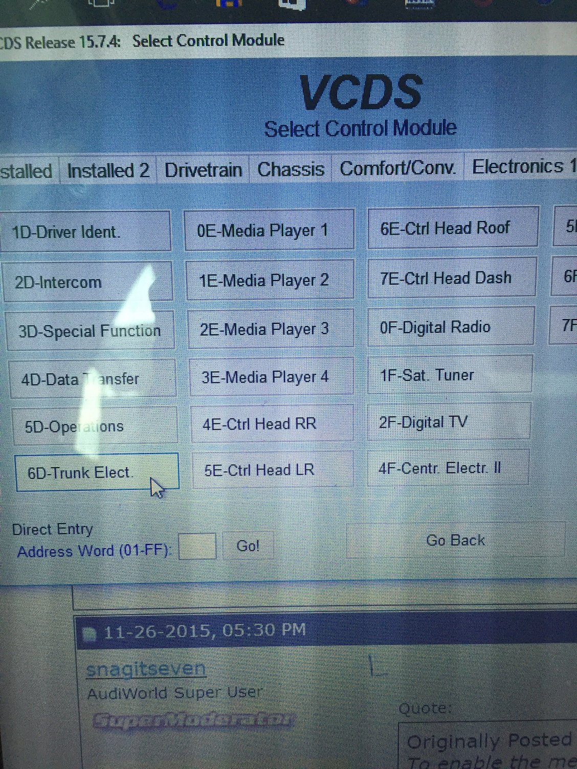 VAG-COM (VCDS) coding for 2016 FL A6/A7 - Page 5 - AudiWorld Forums