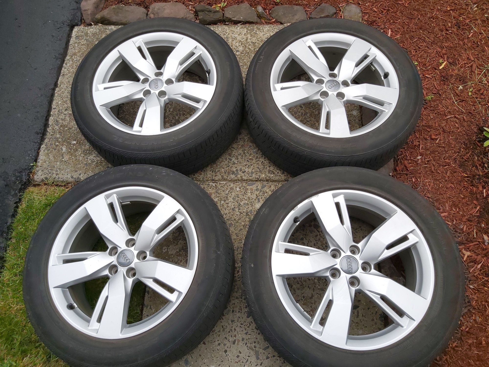 SELLING 2018-2019 AUDI Q5 4 OEM FACTORY 19 INCH SILVER WHEELS WITH ...