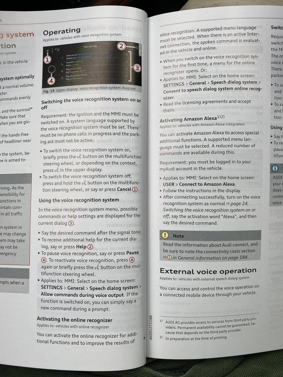 Voice recognition MMI - AudiWorld Forums