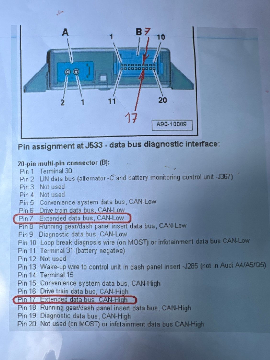J533 and 393 Location & Pin Assignments? - Page 2 - AudiWorld Forums