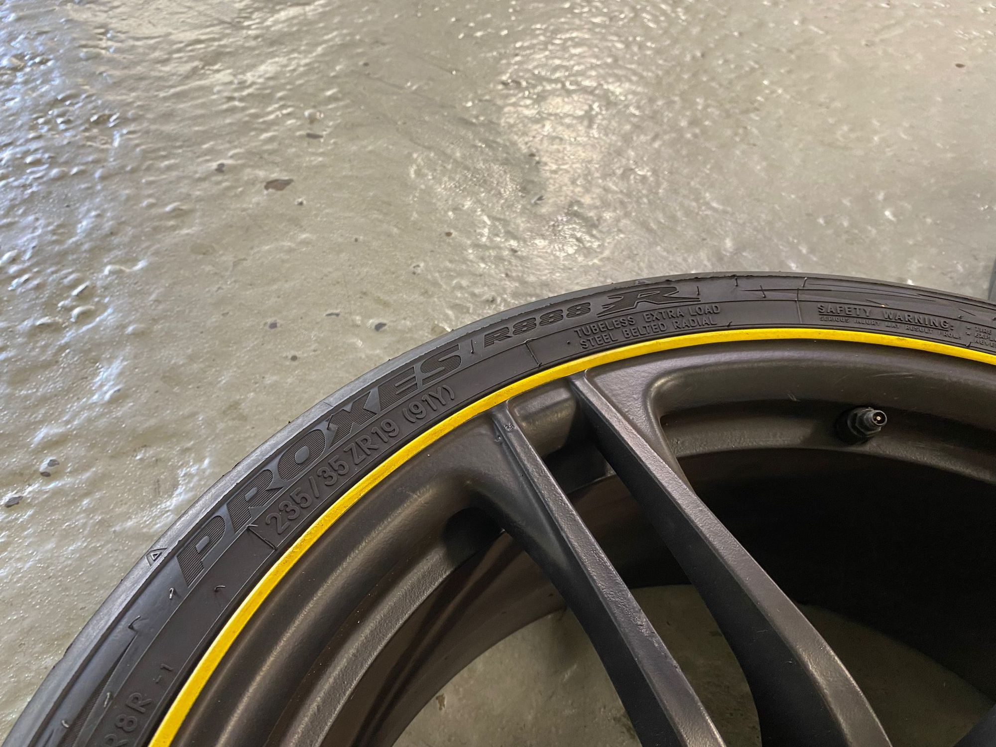 OEM R8 wheels with Toyo R888 tires - AudiWorld Forums