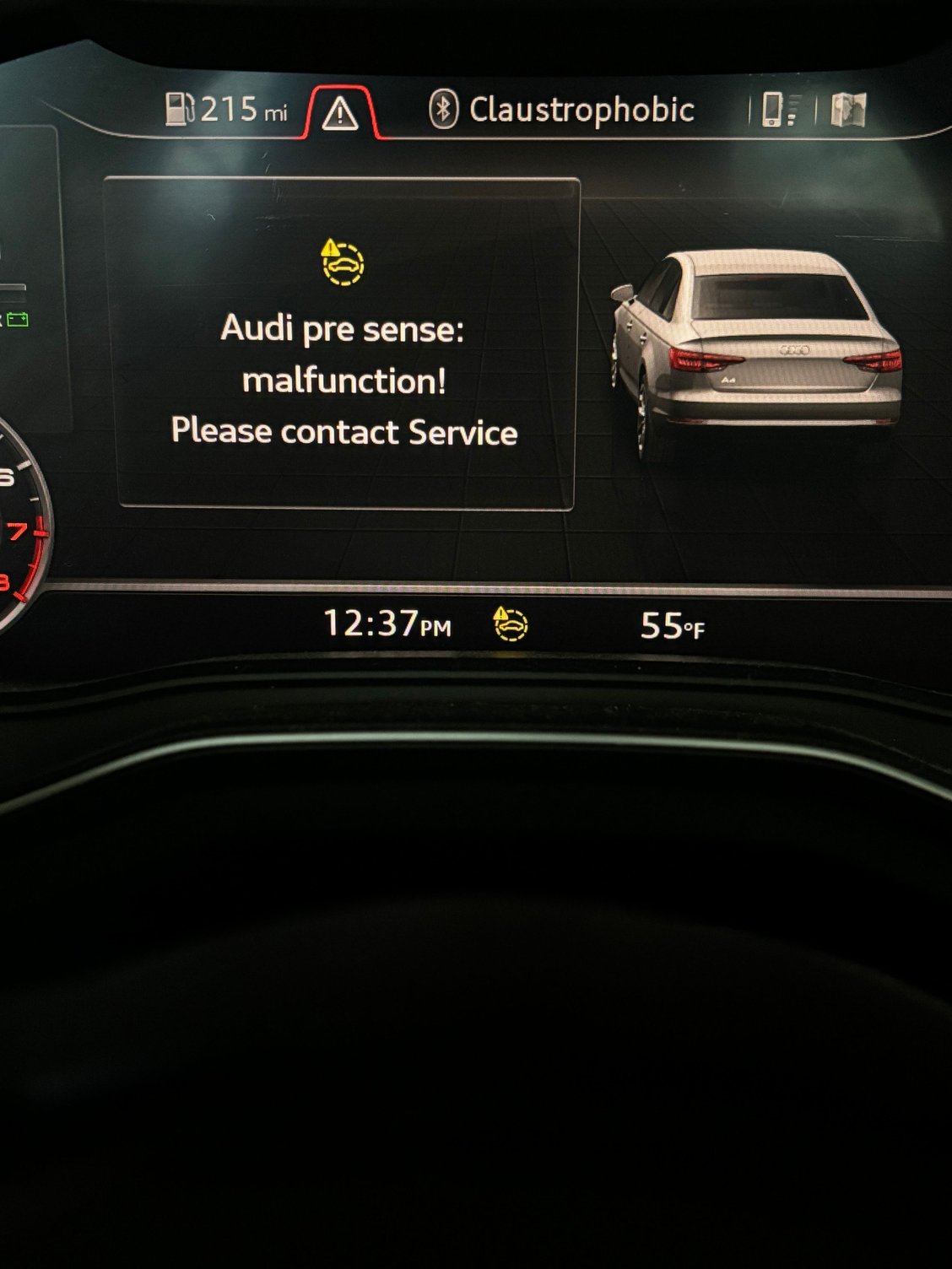 Pre sense malfunction - AudiWorld Forums