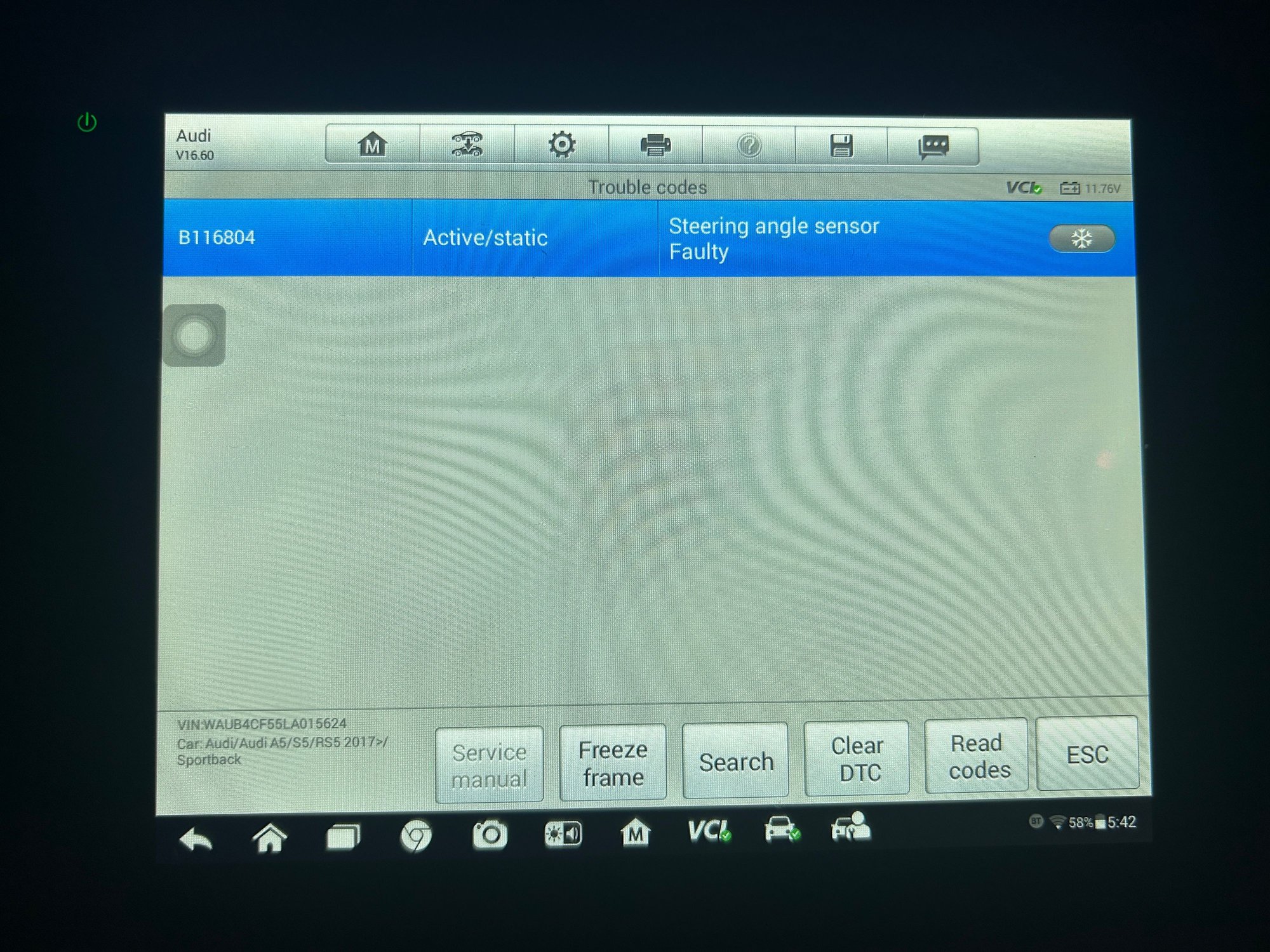 Im having Steering angle sensor issues - AudiWorld Forums