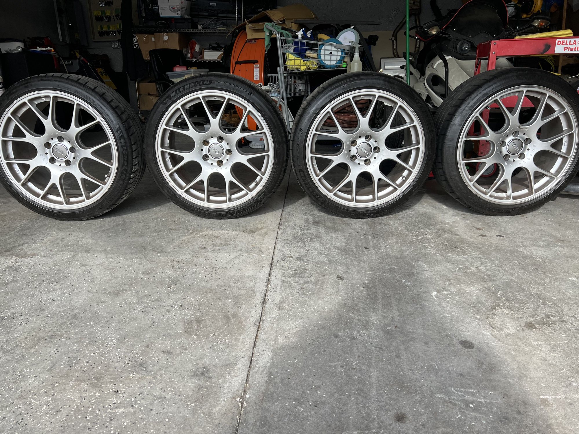 BBS CH-R 19x9.5" ET45, Silver (CH123) with Michelle PS4s - AudiWorld Forums