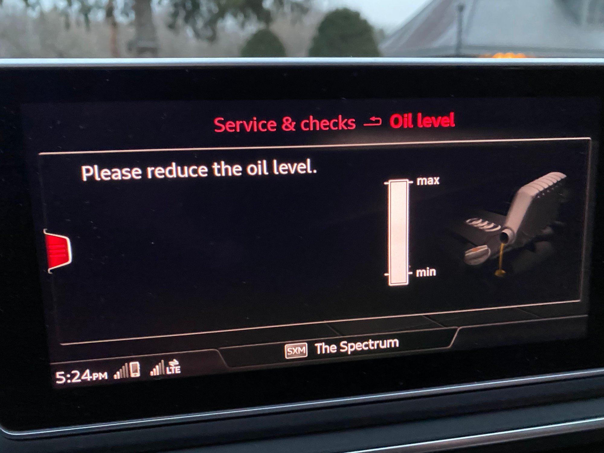 High Oil Level Alert Error - AudiWorld Forums