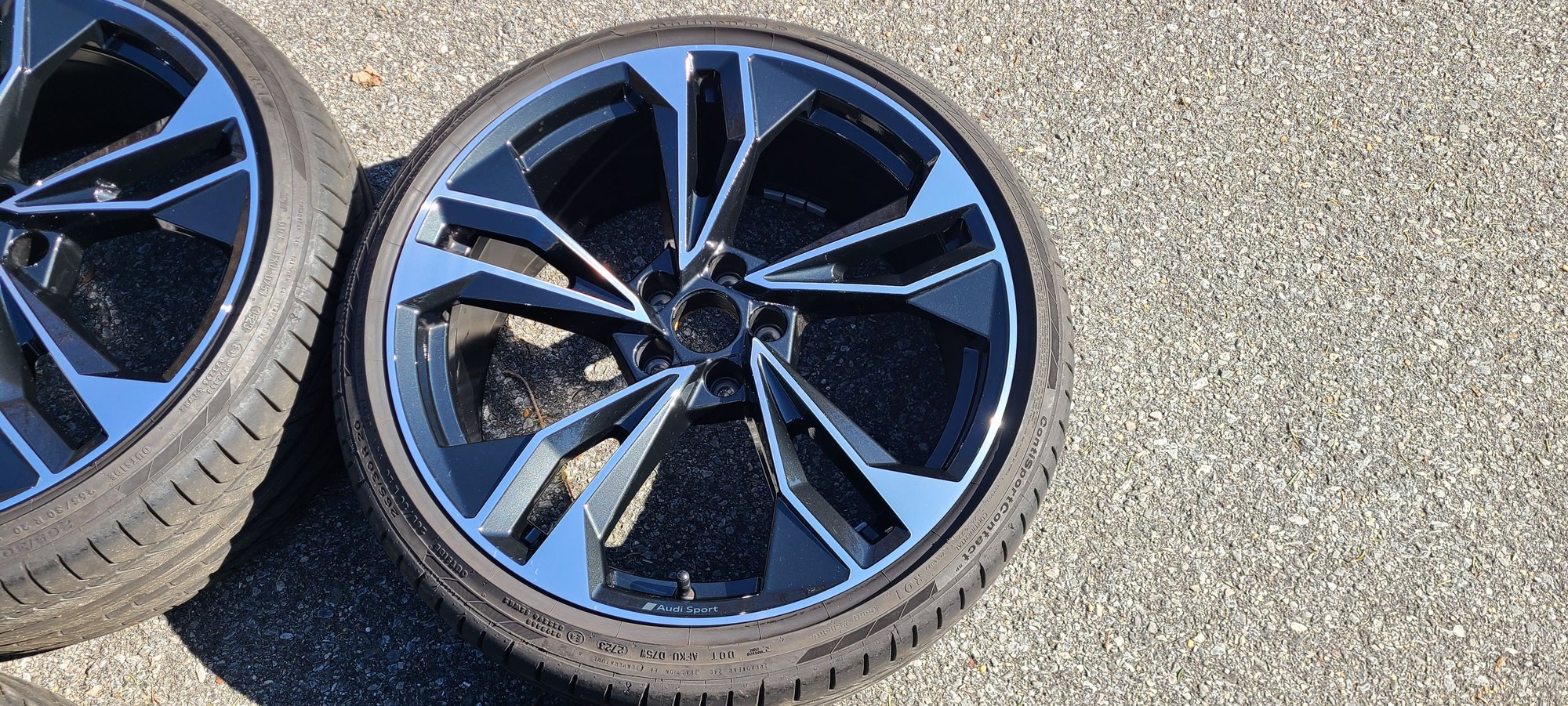 Set of 4 2024 S5 20" Black Optics Wheels & Tires 265/30-20 9x20 ET34 ...