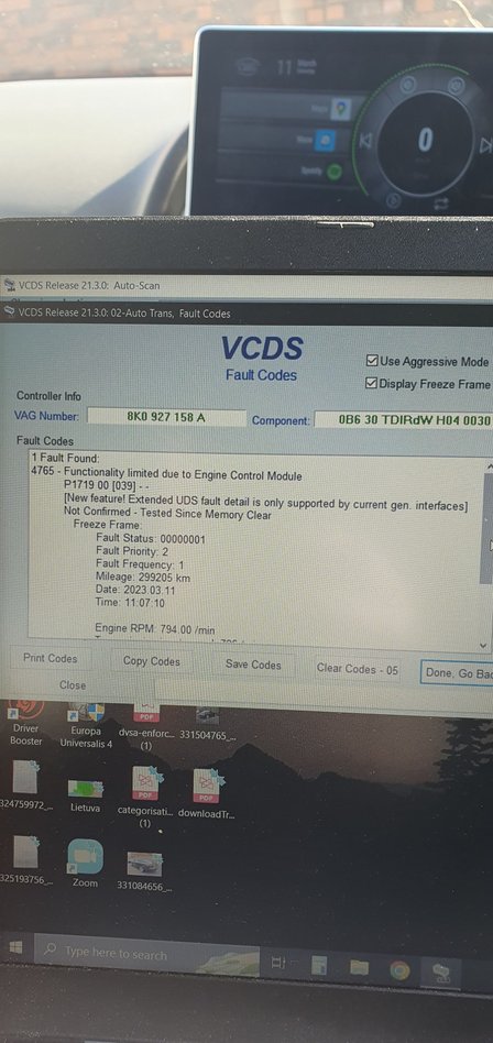 VCDS Fault code 4765 - AudiWorld Forums