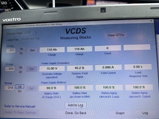 Battery?? Or charging control? - AudiWorld Forums