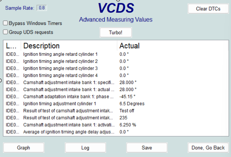 Audi Q5 P0016/G40 and Radio issue, VCDS Diagnostics - AudiWorld Forums