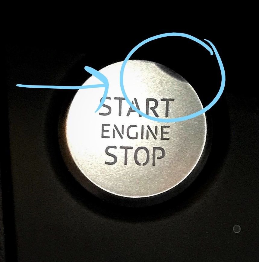 Shadow on Start/Stop button - AudiWorld Forums