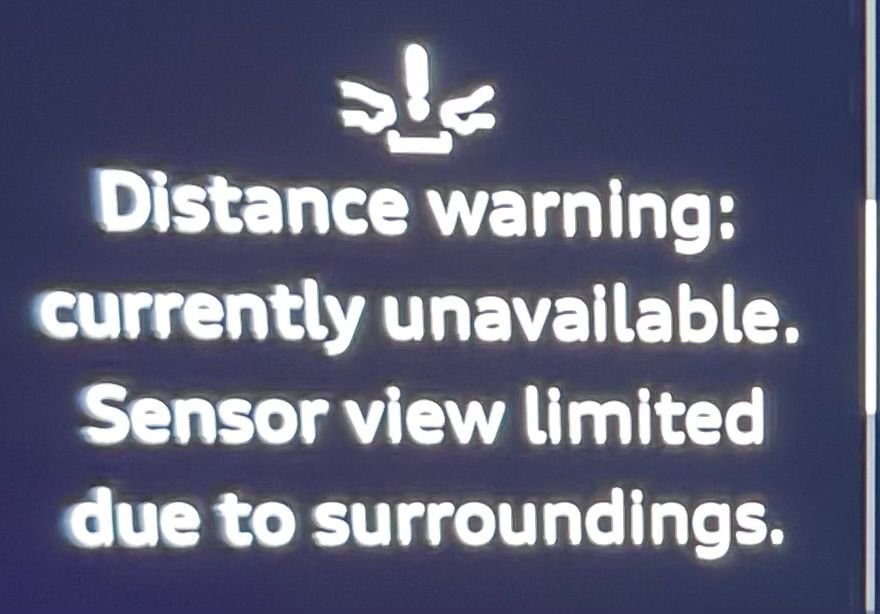 Adaptive cruise and PreSense errors: Sensor view limited due to ...