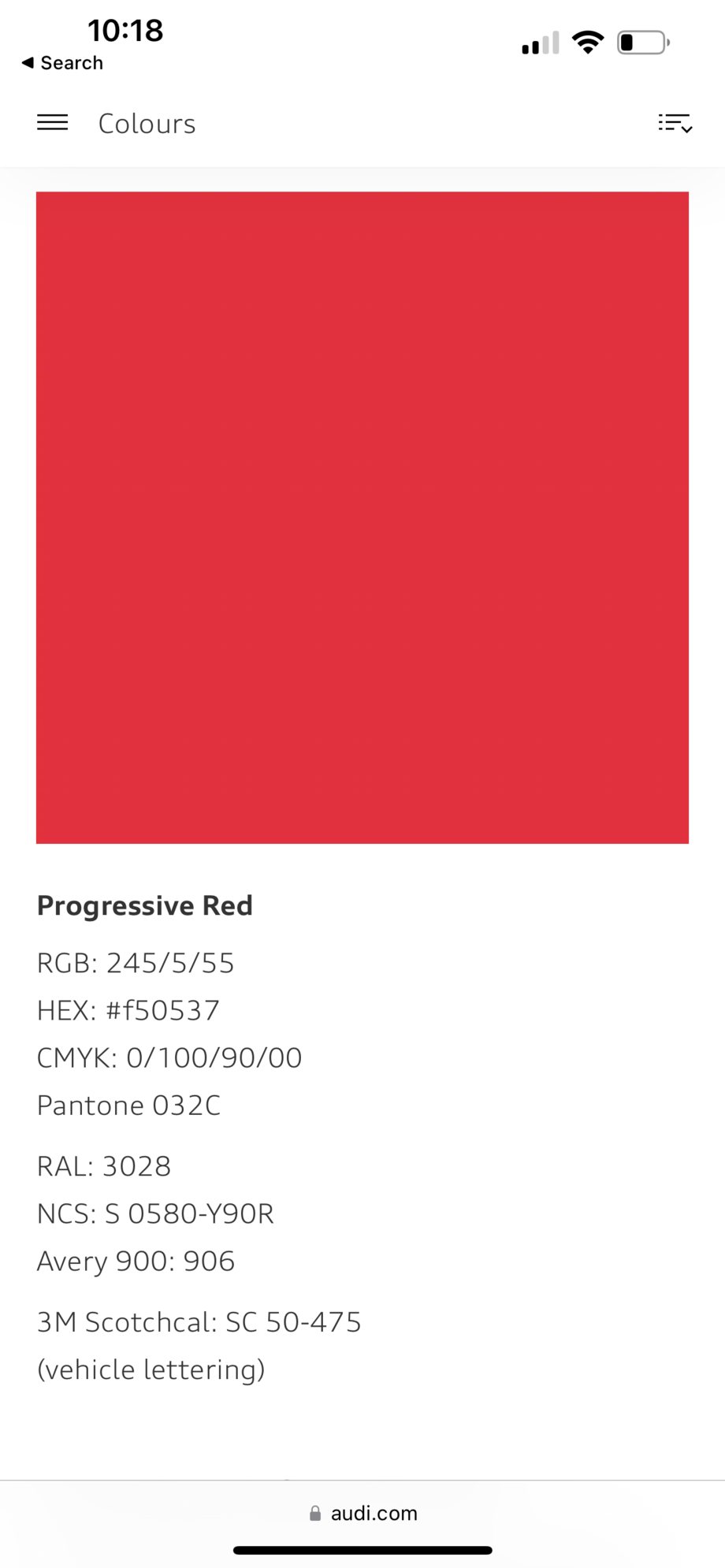 Audi S badge paint code? - AudiWorld Forums