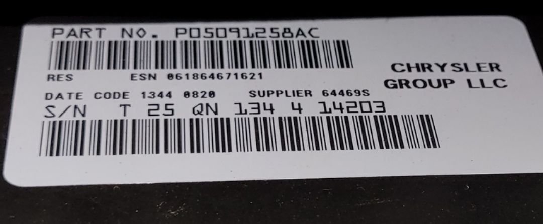 Dodge Radio Security Code