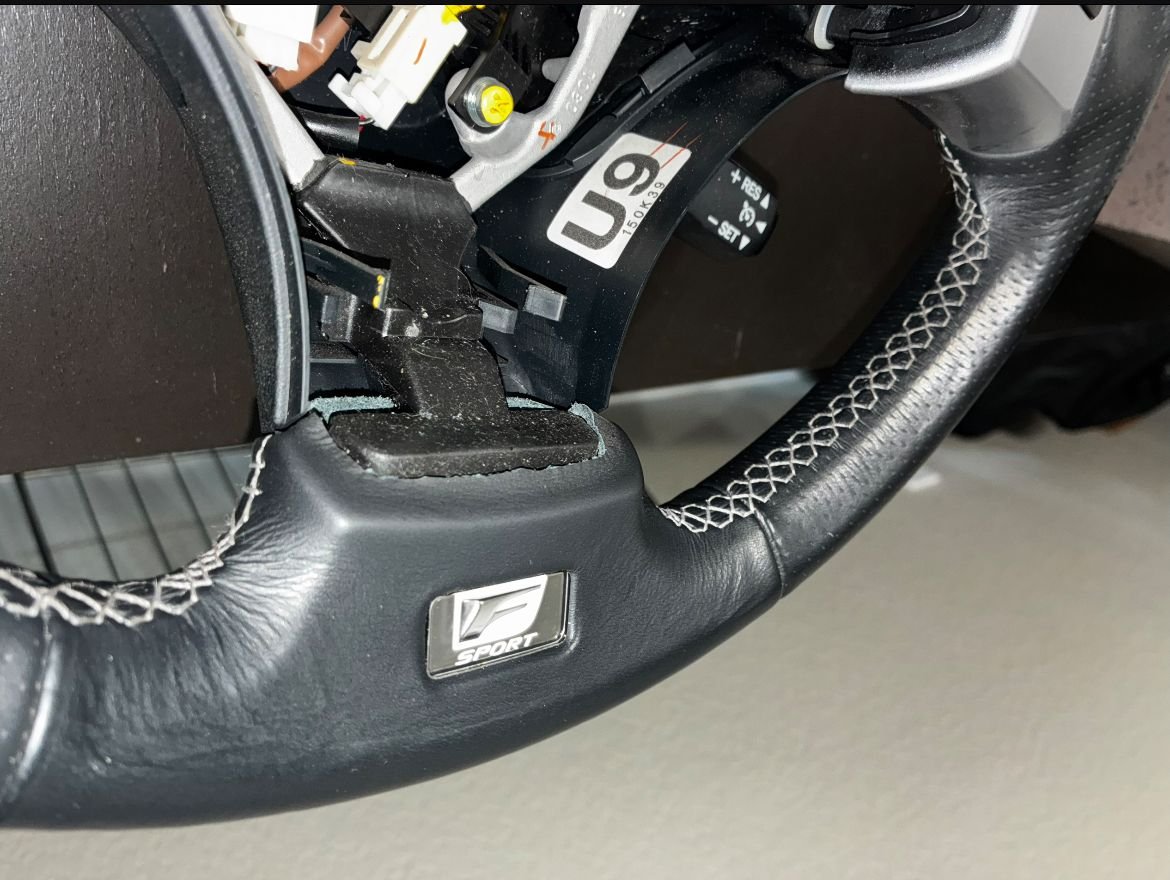 2is white f sport badge steering wheel - ClubLexus - Lexus Forum Discussion