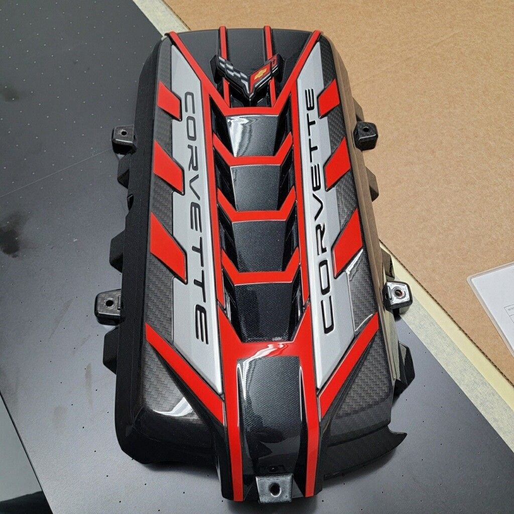 Torch Red Premium Engine Cover - CorvetteForum - Chevrolet Corvette ...