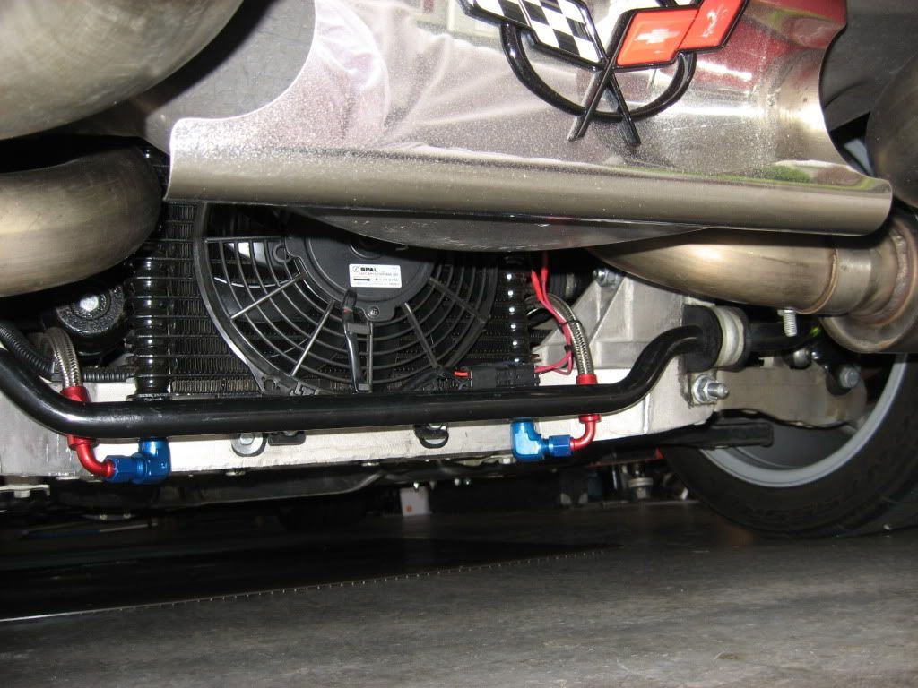 Transmission cooler - rear setups - CorvetteForum - Chevrolet Corvette ...