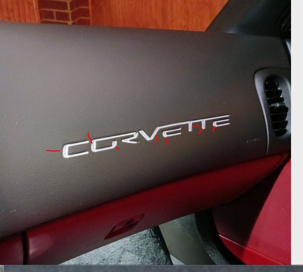 VINYL dash letters? - CorvetteForum - Chevrolet Corvette Forum Discussion
