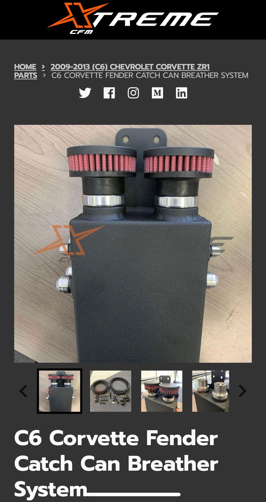 WTB (Want To Buy) Xtreme CFM (Synergy) Catch Can System - CorvetteForum ...