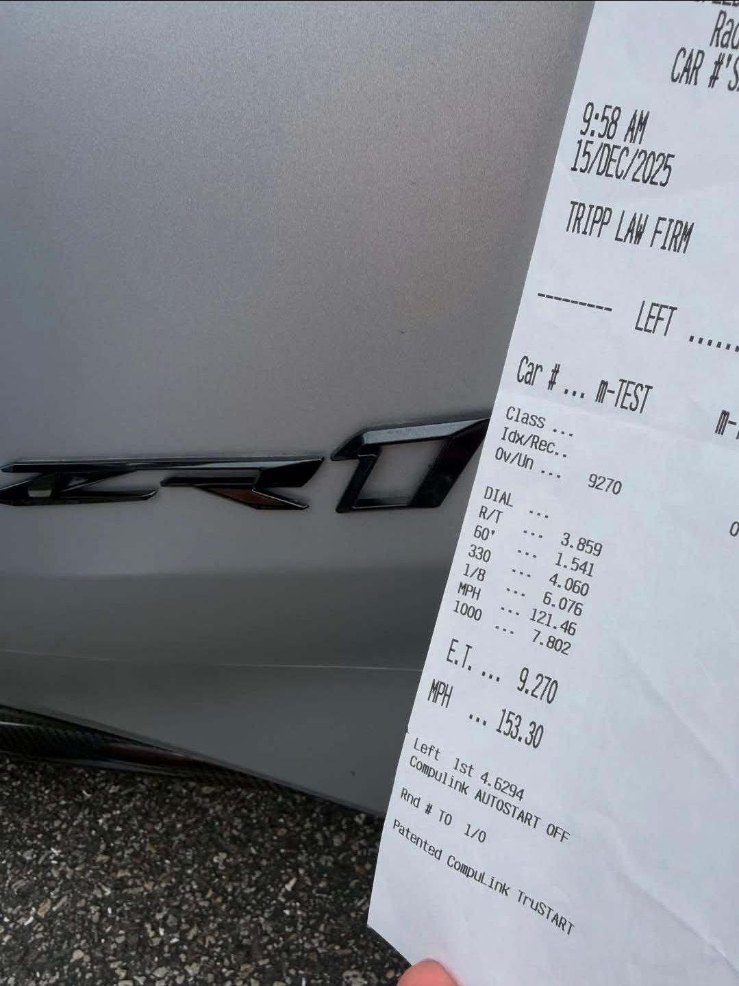 Dragtimes ZR1 9.2 @153mph bone stock - CorvetteForum - Chevrolet ...