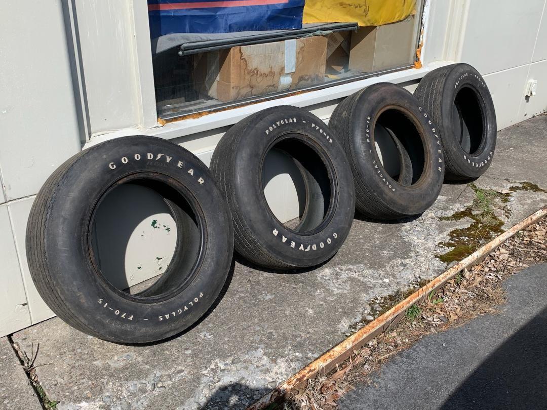 FS (For Sale) (4) corvette original goodyear wide tread white letter ...