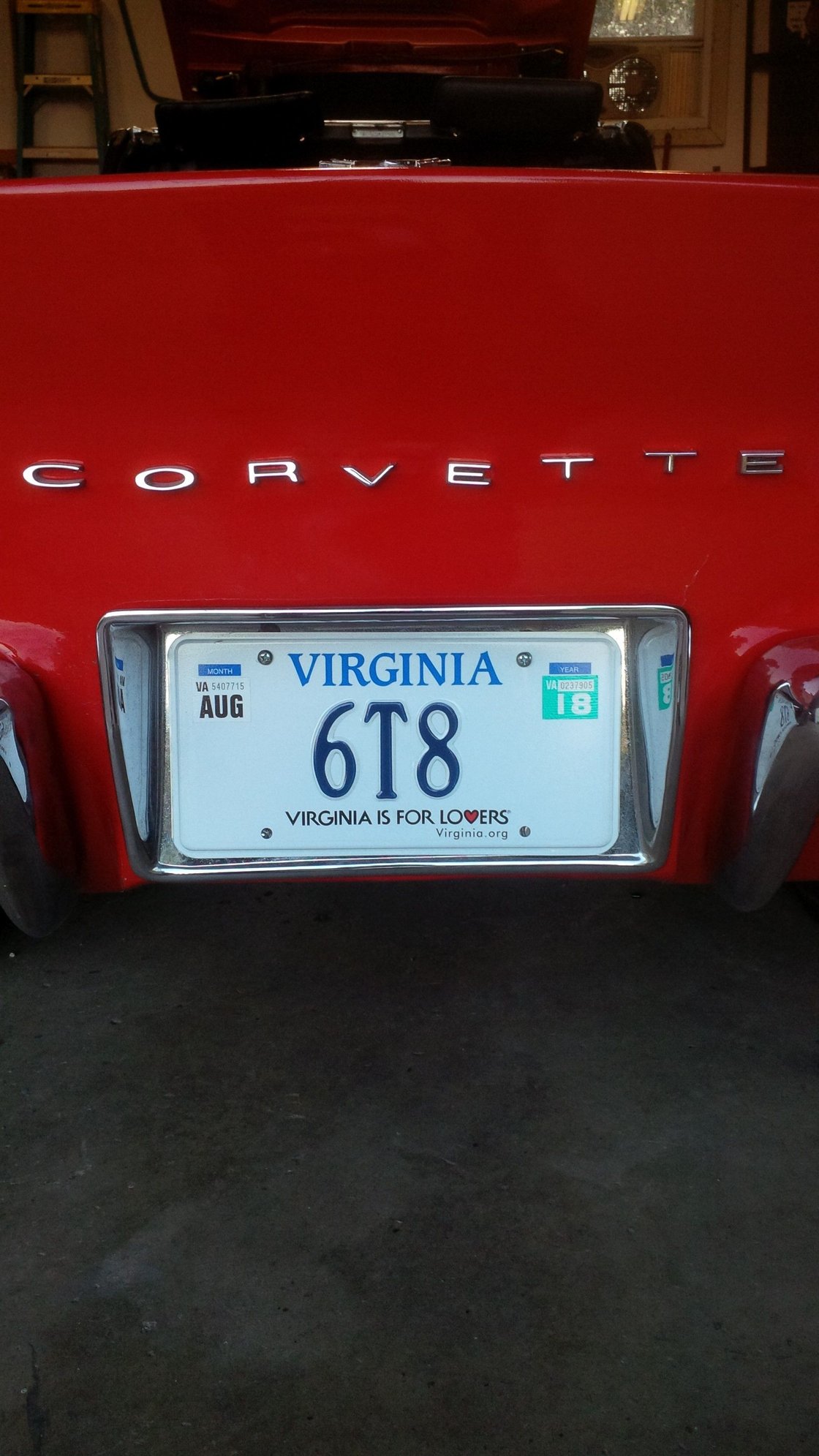 Personalized license plate - CorvetteForum - Chevrolet Corvette Forum ...