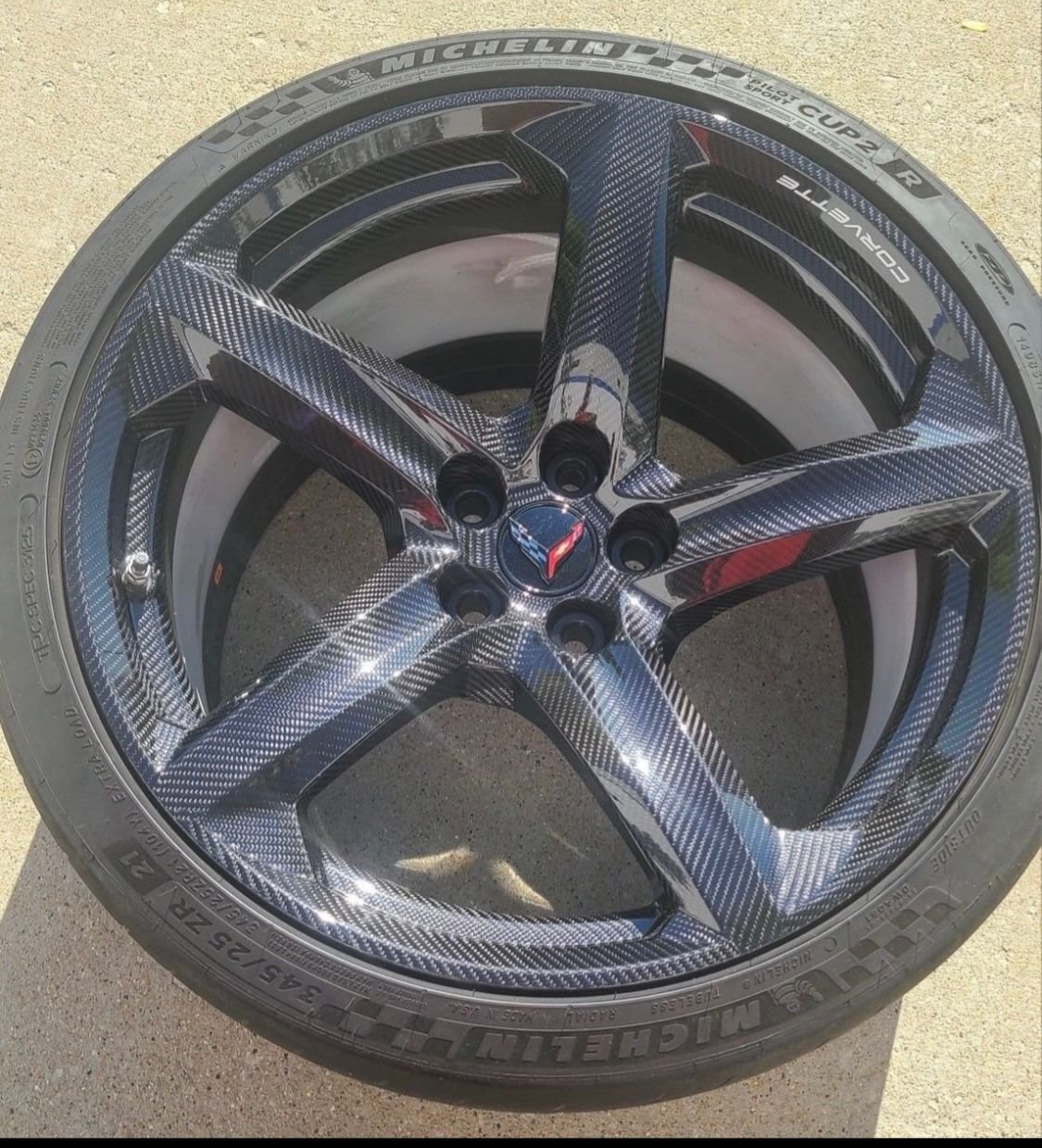 FS (For Sale) OEM Z06 Carbon Fiber wheels and Cup 2s FS - CorvetteForum ...