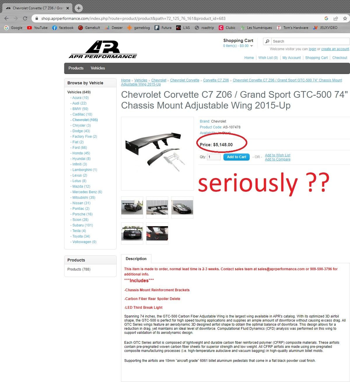 Affordable real downforce Wing options C7 Z06 / GS - CorvetteForum ...