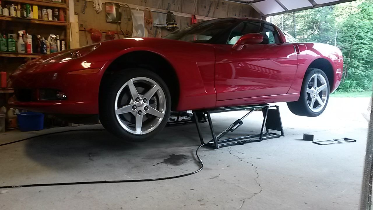 car lift for the home - CorvetteForum - Chevrolet Corvette Forum Discussion