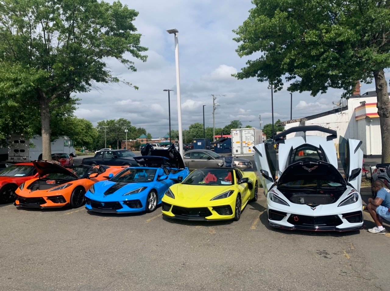 Good morning, C8 Corvettes in darn near every color/configuration - a ...